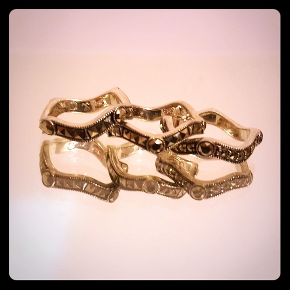 Judith Jack | Jewelry | Authentic Judith Jack Stacking Rings | Poshmark